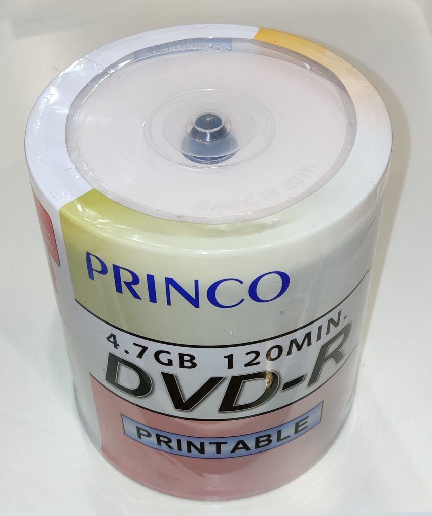 600 Princo AAA-Grade Full-Face Printable 16x DVD-R - Optical-Disc ...